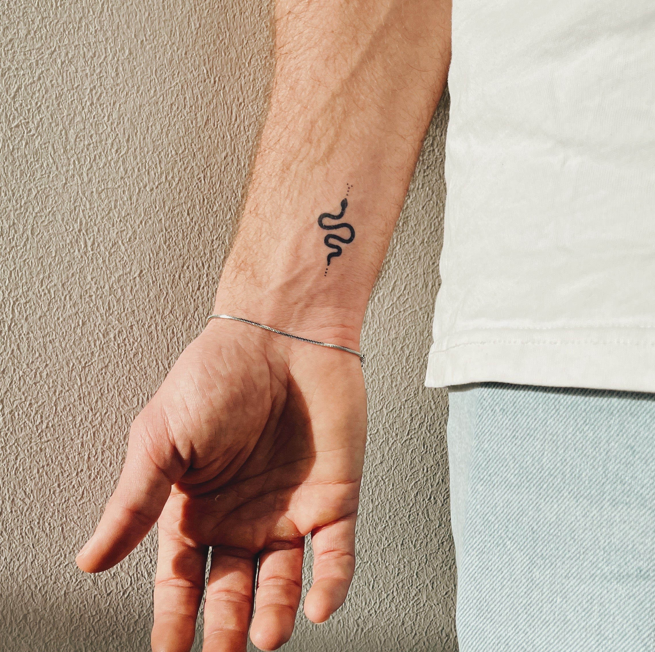 Kleine Slang - Nieuwe Technologie | Tijdelijke Tatoeage | Inkster