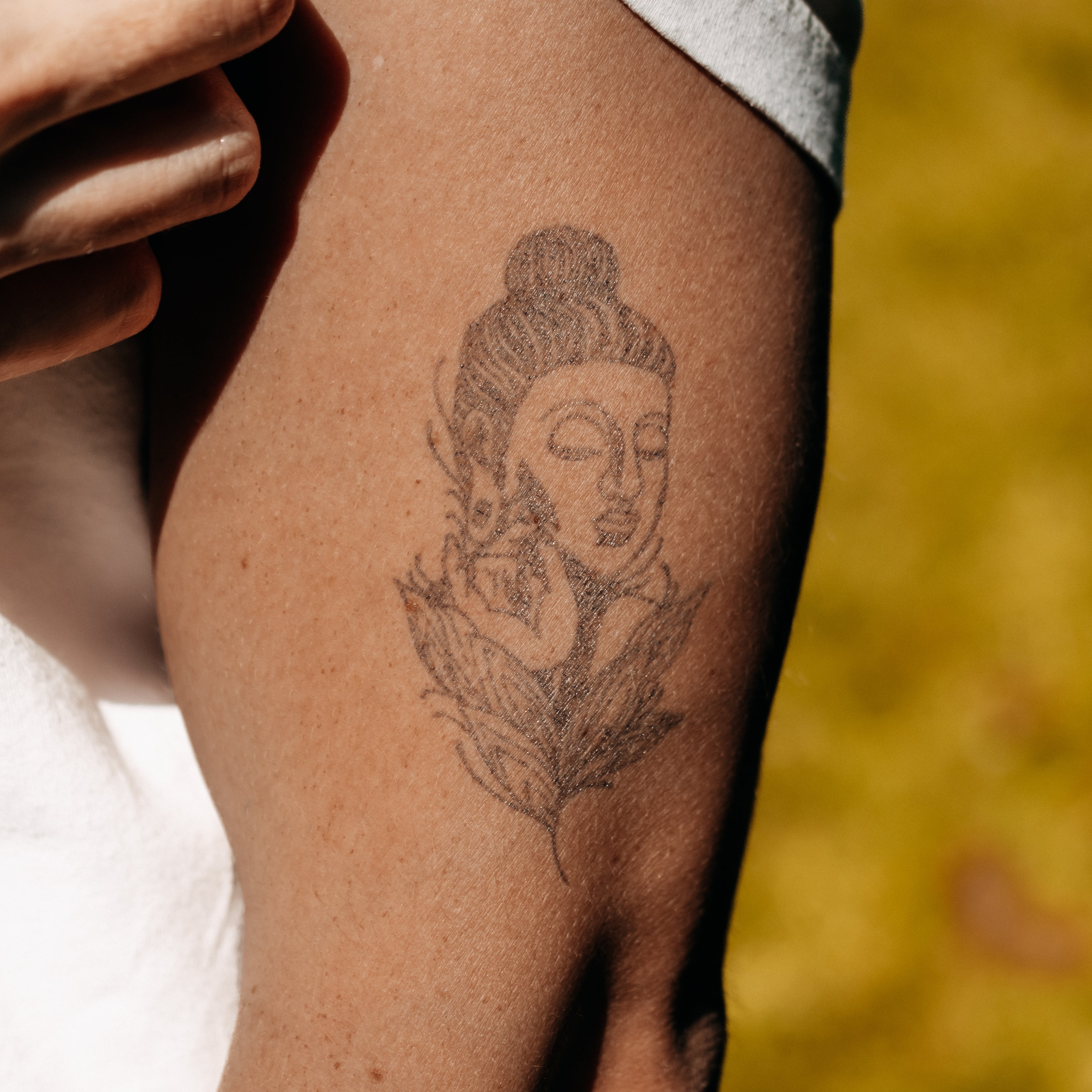 Boeddha | 2 Weken Tijdelijke Tatoeage | Inkster