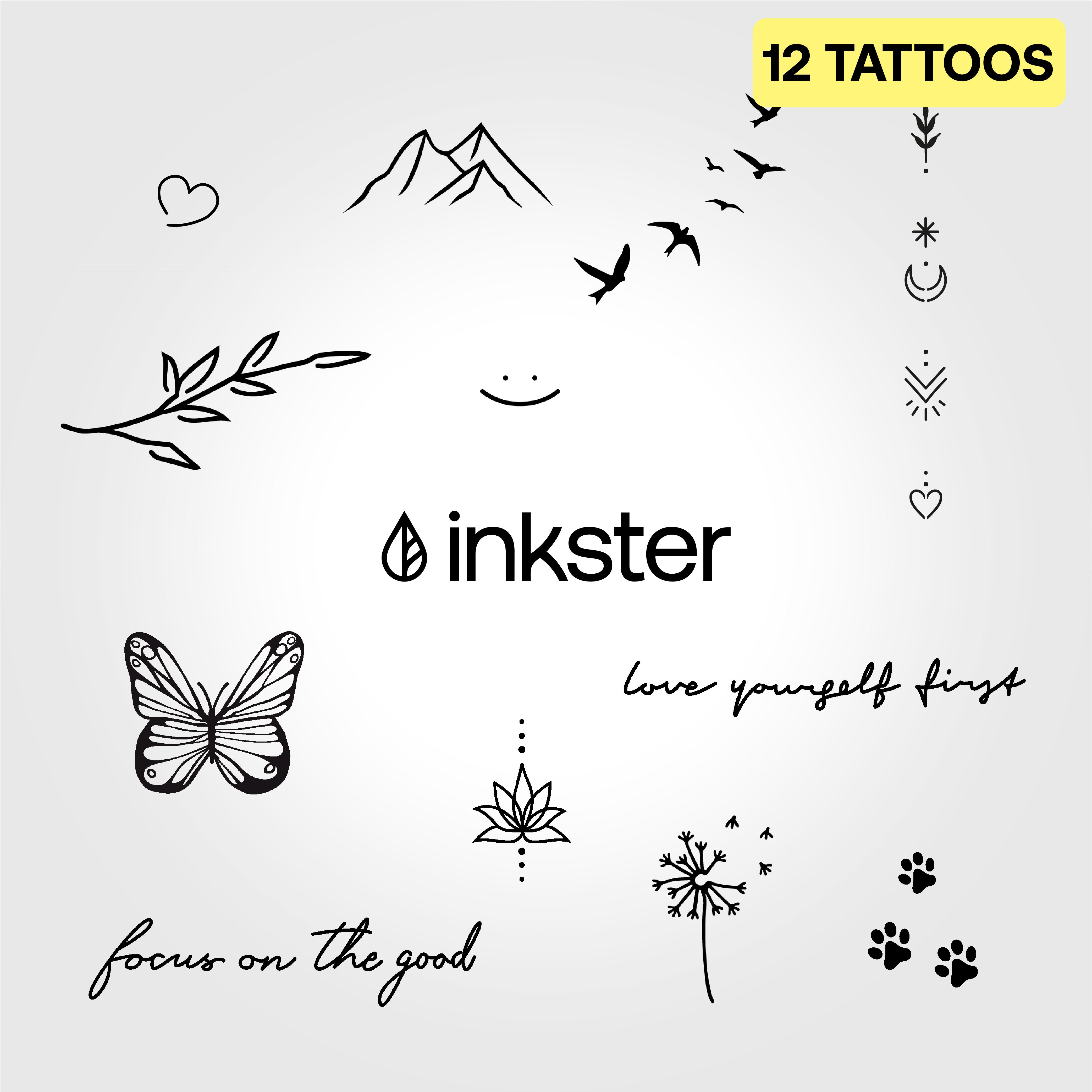 Maxi Bundle | Temporäres Tattoo | Inkster