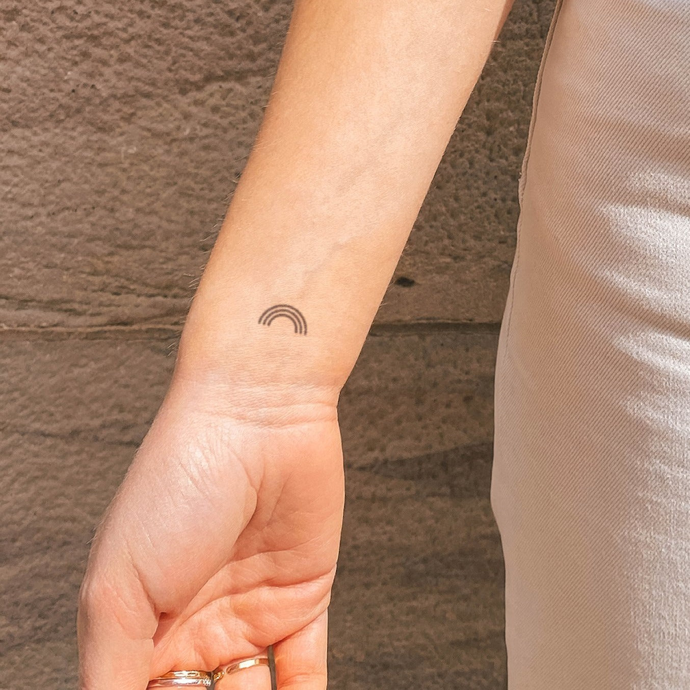 Regenboog - Nieuwe Technologie | Tijdelijke Tatoeage | Inkster